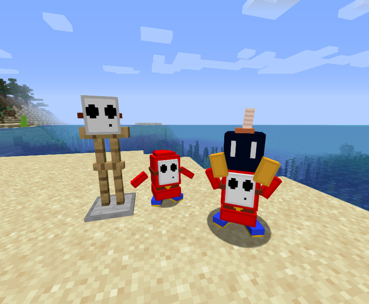 Super Mario Characters Minecraft Texture Pack