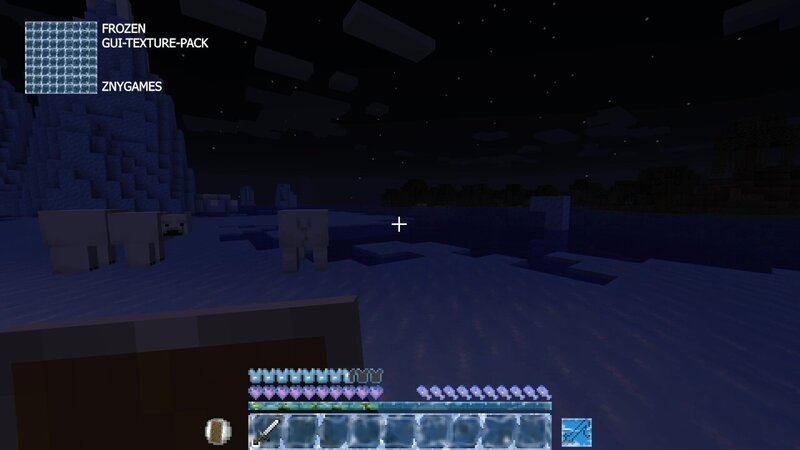 FROZEN [JAVA] 🧊 - GUI/ UI 1.16.x Minecraft Texture Pack