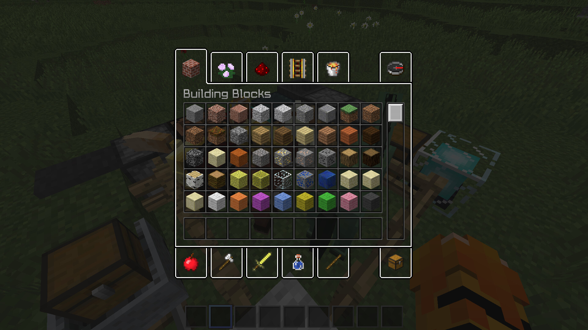 BlayzRoc's Clean UI - Light Blue [512x-1024x] Minecraft Texture Pack