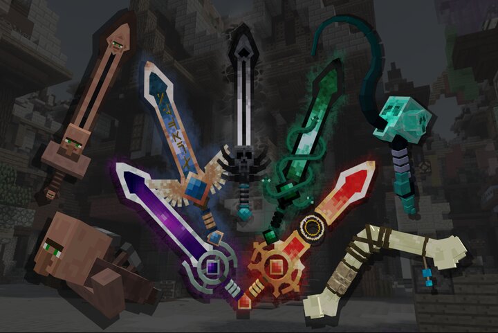 Kio's Hypixel Skyblock Model Pack-1.8.9 Minecraft Texture Pack