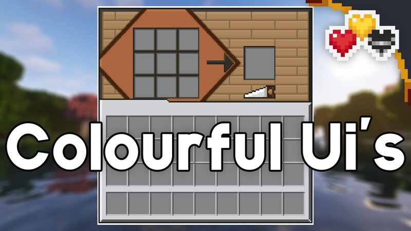 Better UI | A colorful and clean UI [1.18] Minecraft Texture Pack