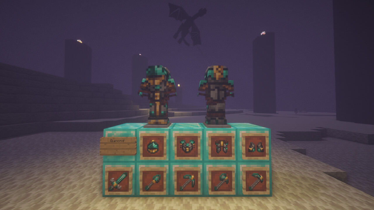 OimonOnion's Tools and Armor 2 Minecraft Texture Pack