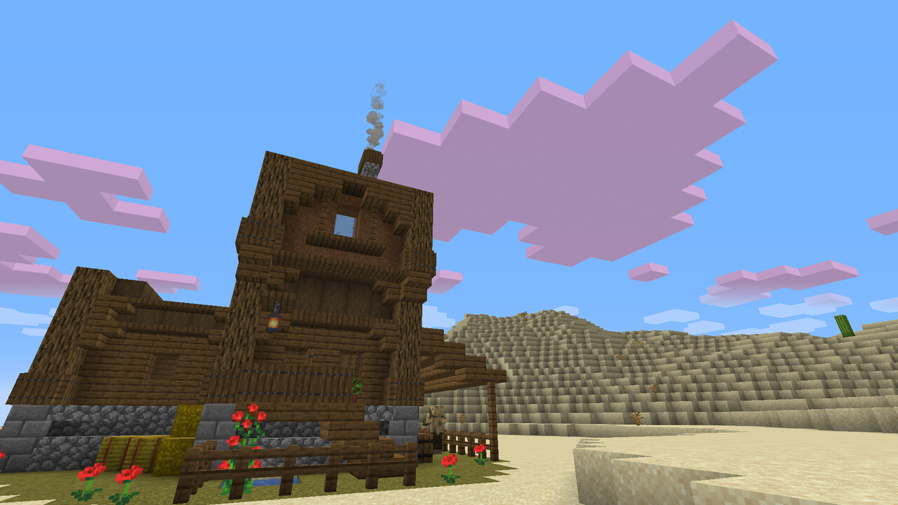 Heart Clouds Minecraft Texture Pack