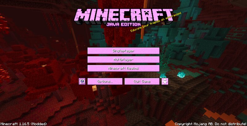Pink GUI Pack Minecraft Texture Pack