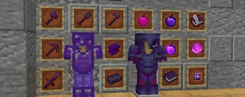 Fusions Purple Texture packV1 Minecraft Texture Pack