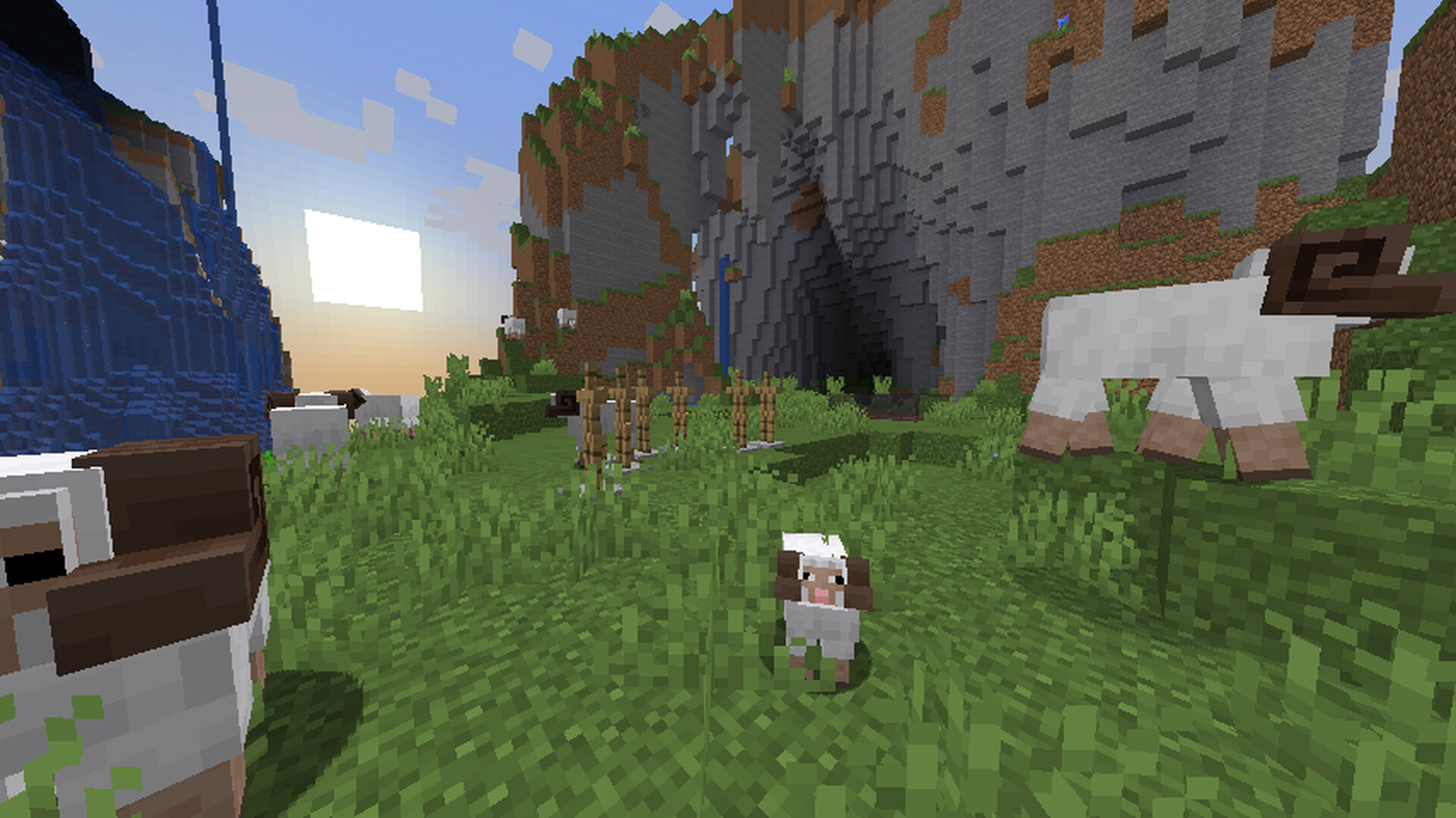 Goats into Horned Sheep! Minecraft Texture Pack