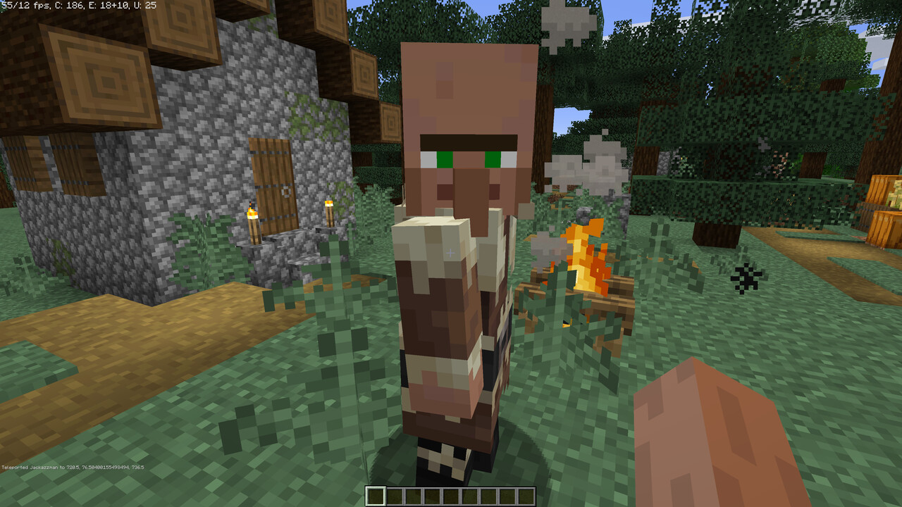 Uncrossed Villager Arms (Jappa) Minecraft Texture Pack