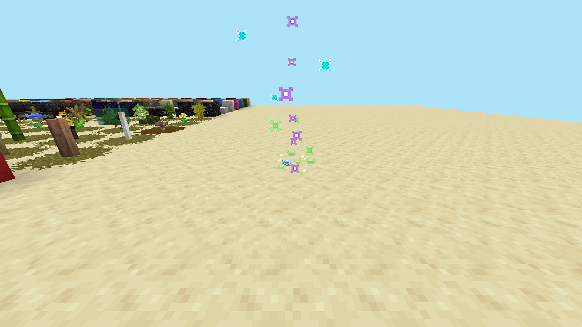 RGB Sparks Fireworks Minecraft Texture Pack