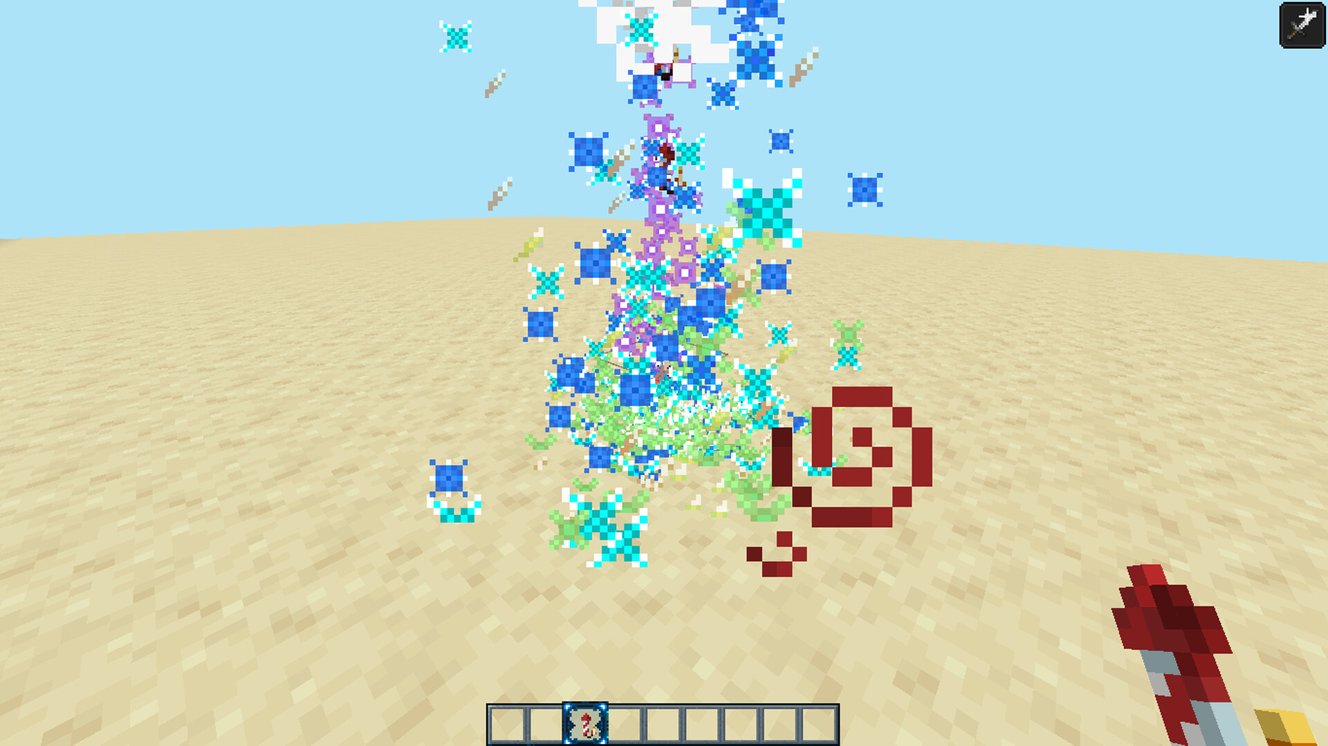 RGB Sparks Fireworks Minecraft Texture Pack