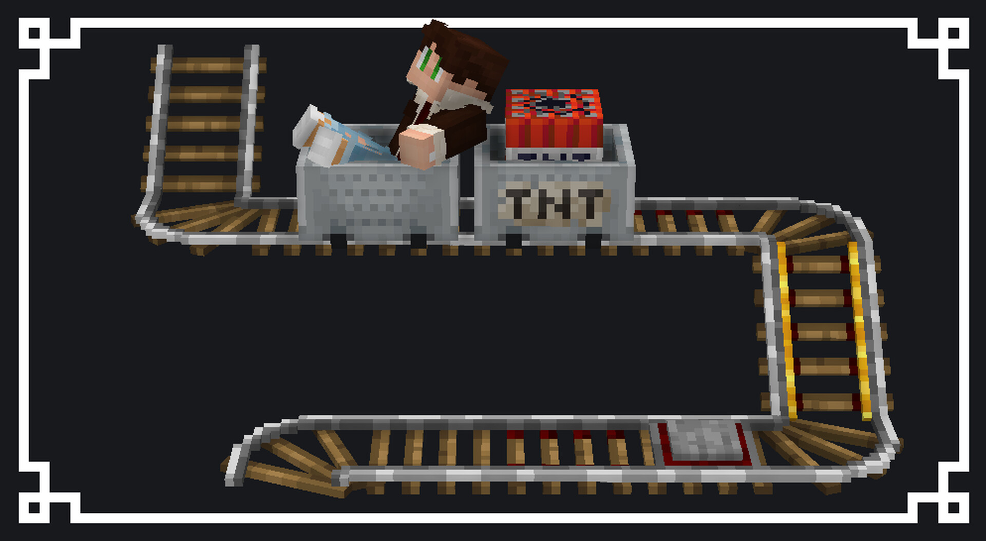 Rails Reimagined Minecraft Texture Pack