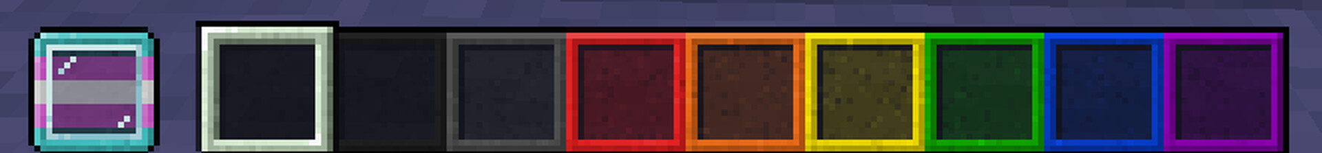 LGBTQ+ Pride Hotbar Slots Minecraft Texture Pack