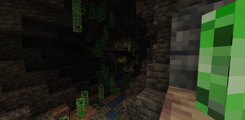 Stalactite Creeper Minecraft Texture Pack