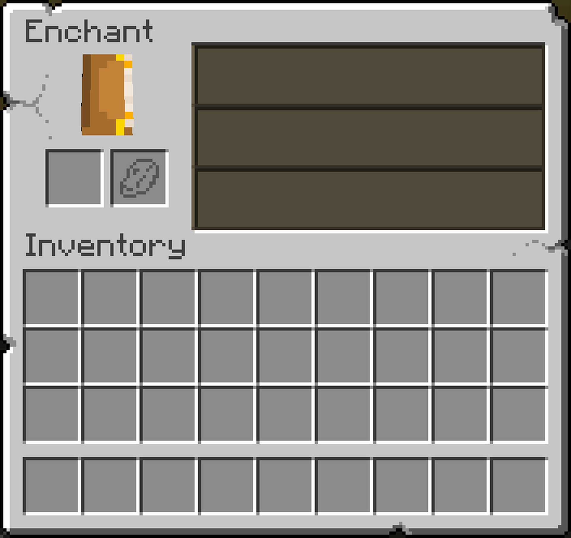 Cracked GUI Minecraft Texture Pack