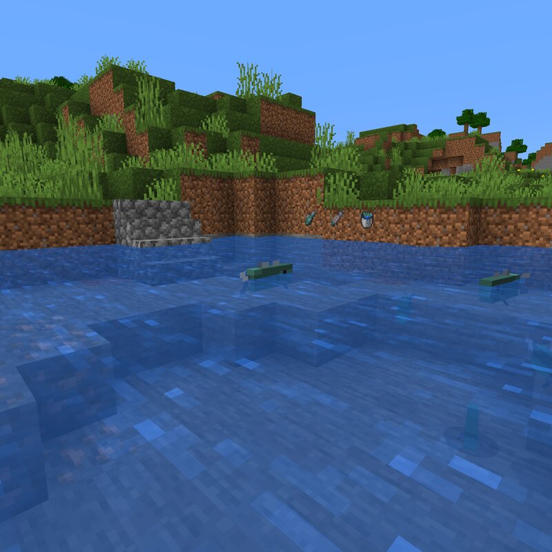 Blue Fish (Pre-1.13 Fish Palette) Minecraft Texture Pack