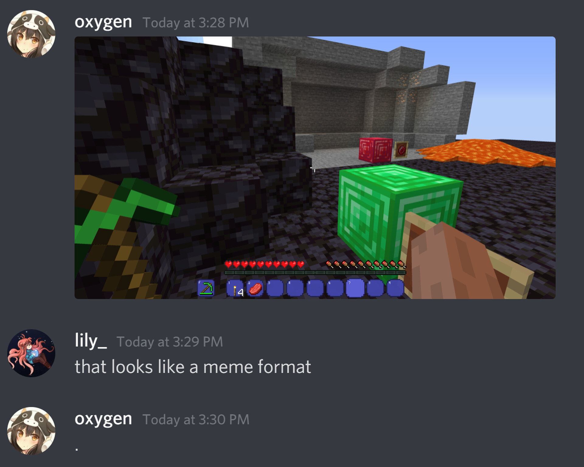 Terraria Hotbar v3 Minecraft Texture Pack