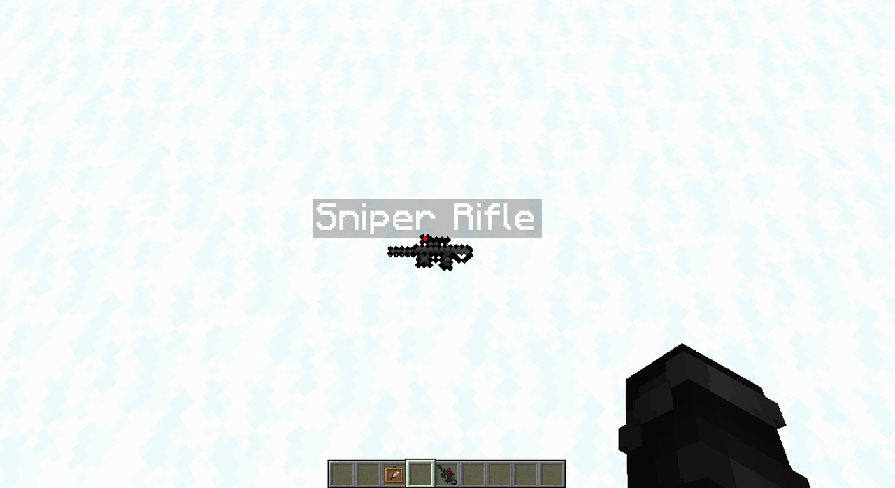 Sniper Rifle Bow Minecraft Texture Pack