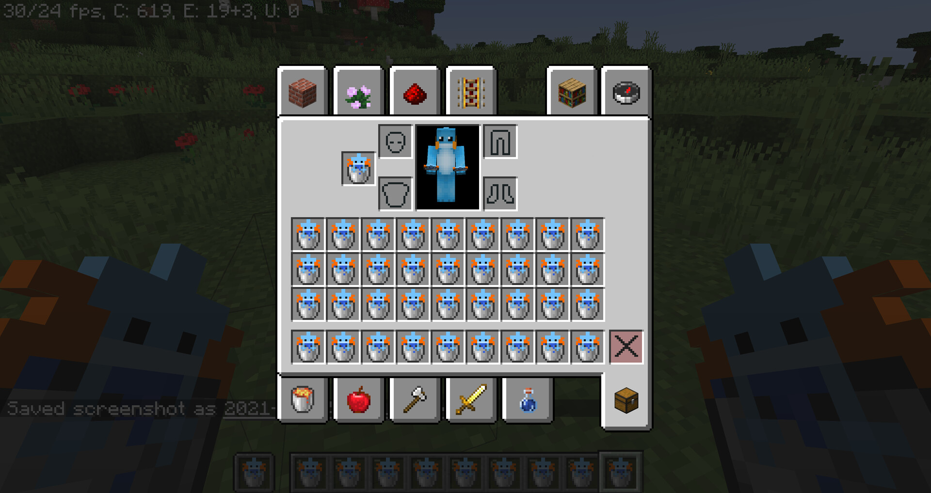 Mudkip Minecraft Texture Pack