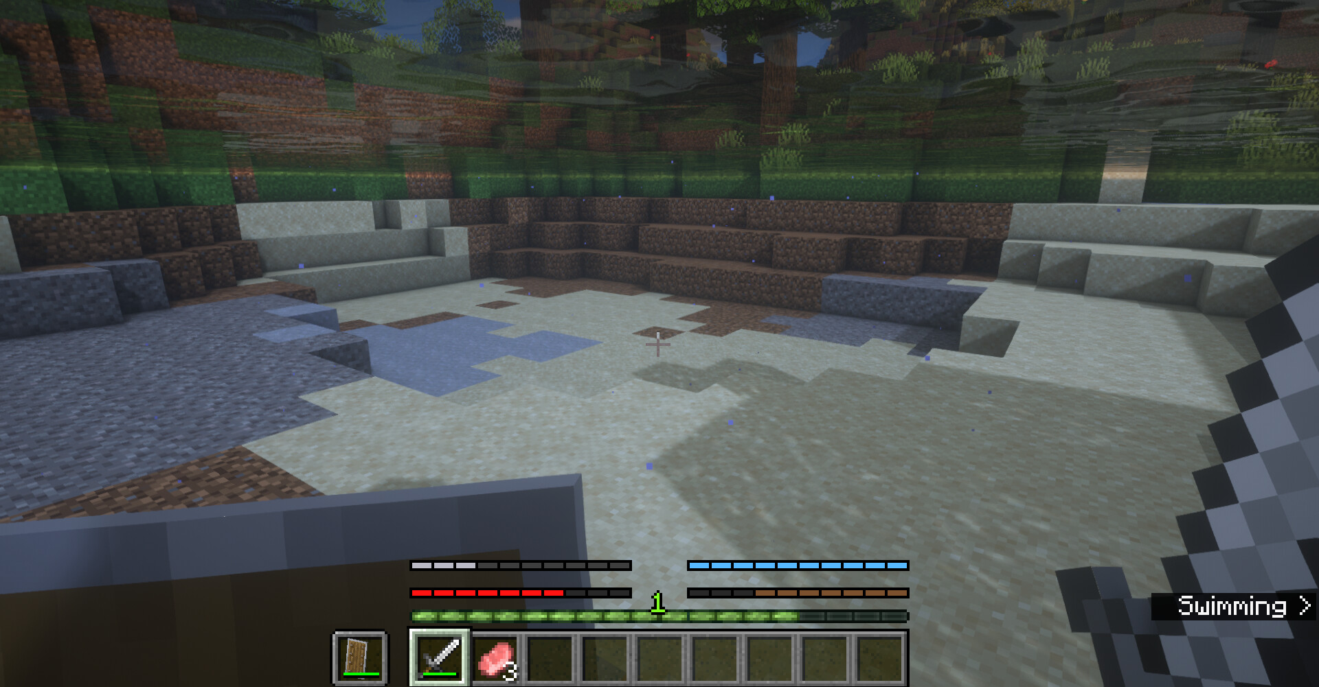 GUI (Hearts and bars) to bars! Minecraft Texture Pack