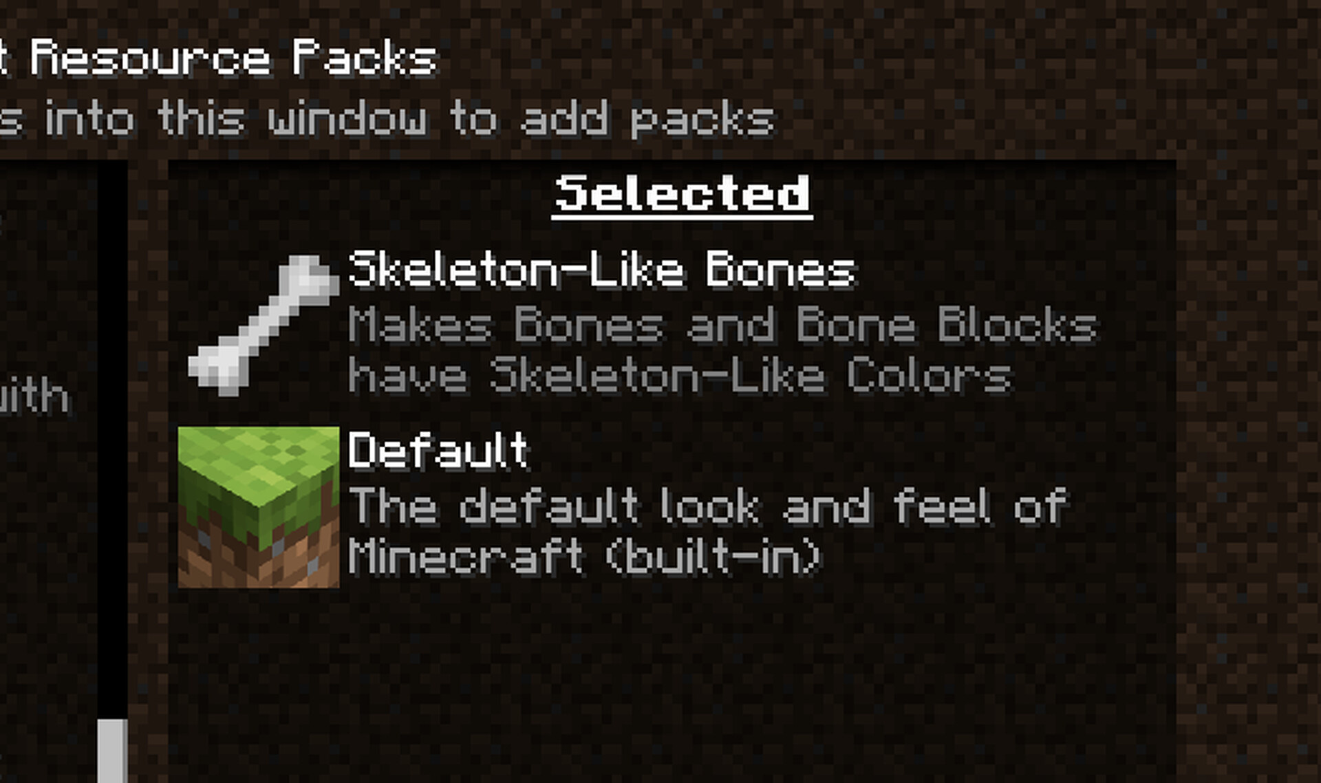 Skeleton-Like Bones Java Version (Original by FMWild57) Minecraft ...