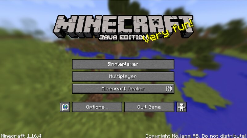 Minecraft Title Screen - Beta 1.8 Minecraft Texture Pack