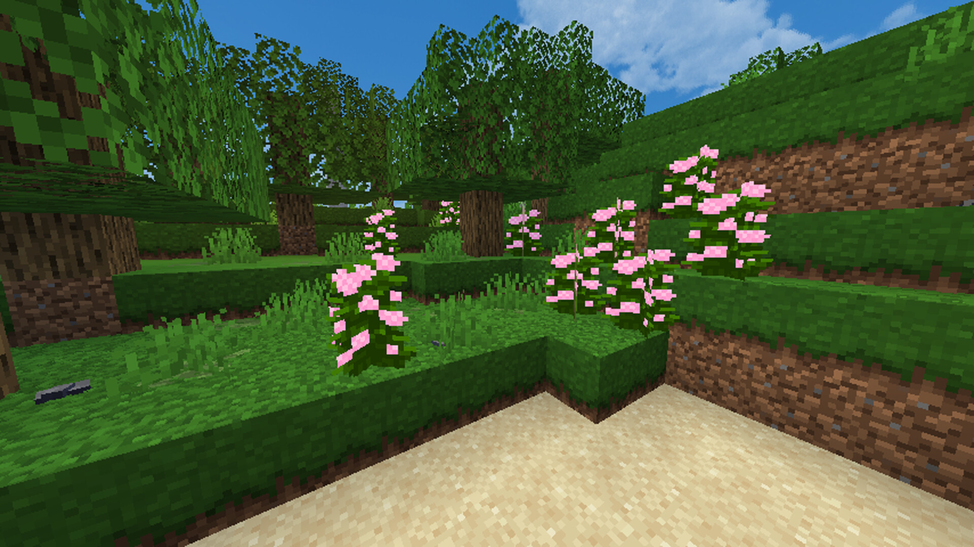 Peony to Hydrangea: Biome Edition Minecraft Texture Pack