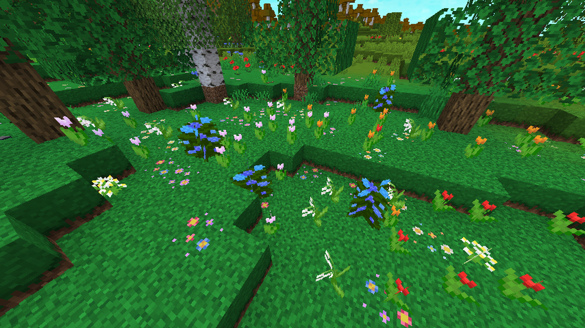 Peony to Hydrangea: Biome Edition Minecraft Texture Pack