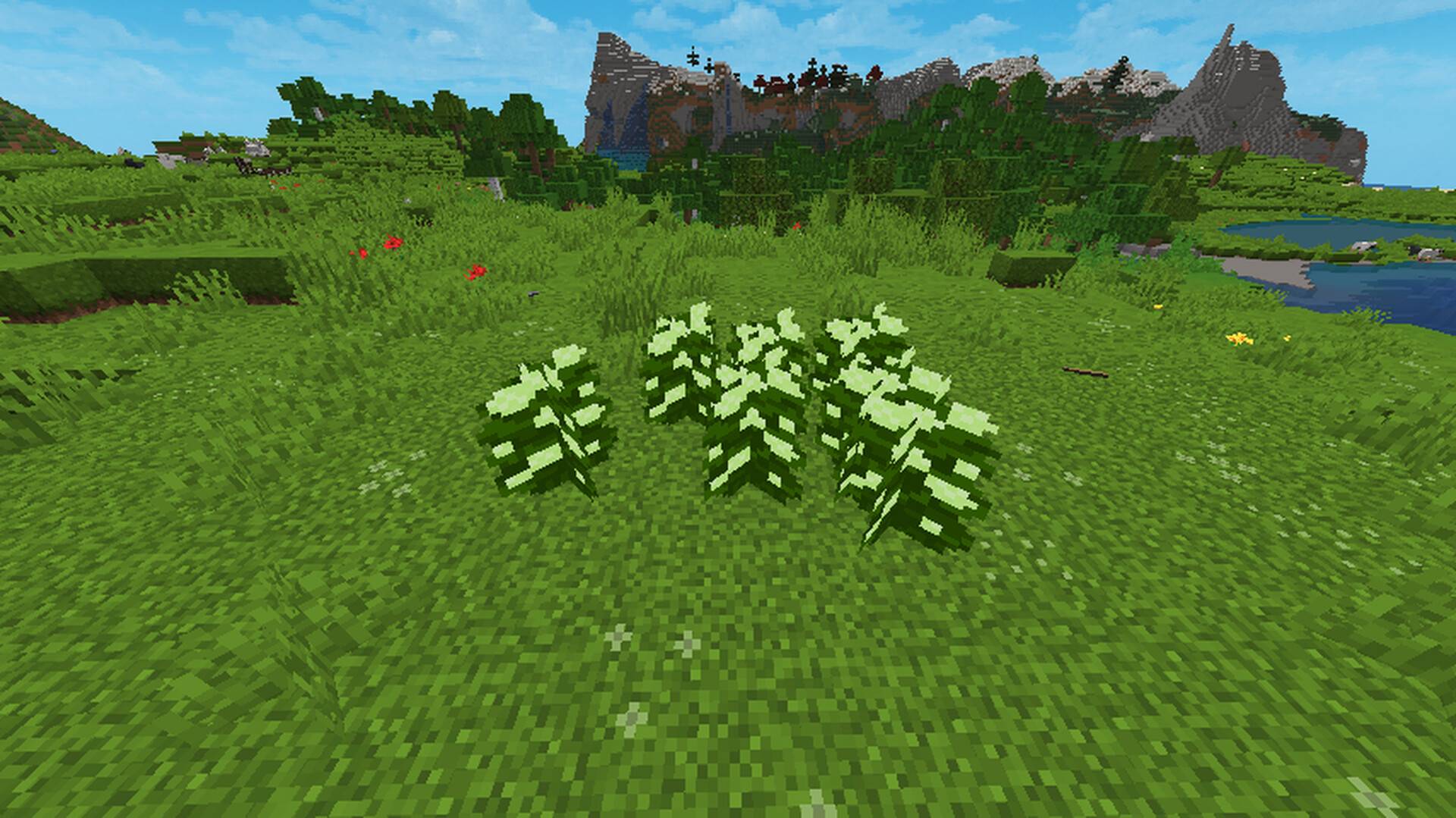 Peony to Hydrangea: Biome Edition Minecraft Texture Pack