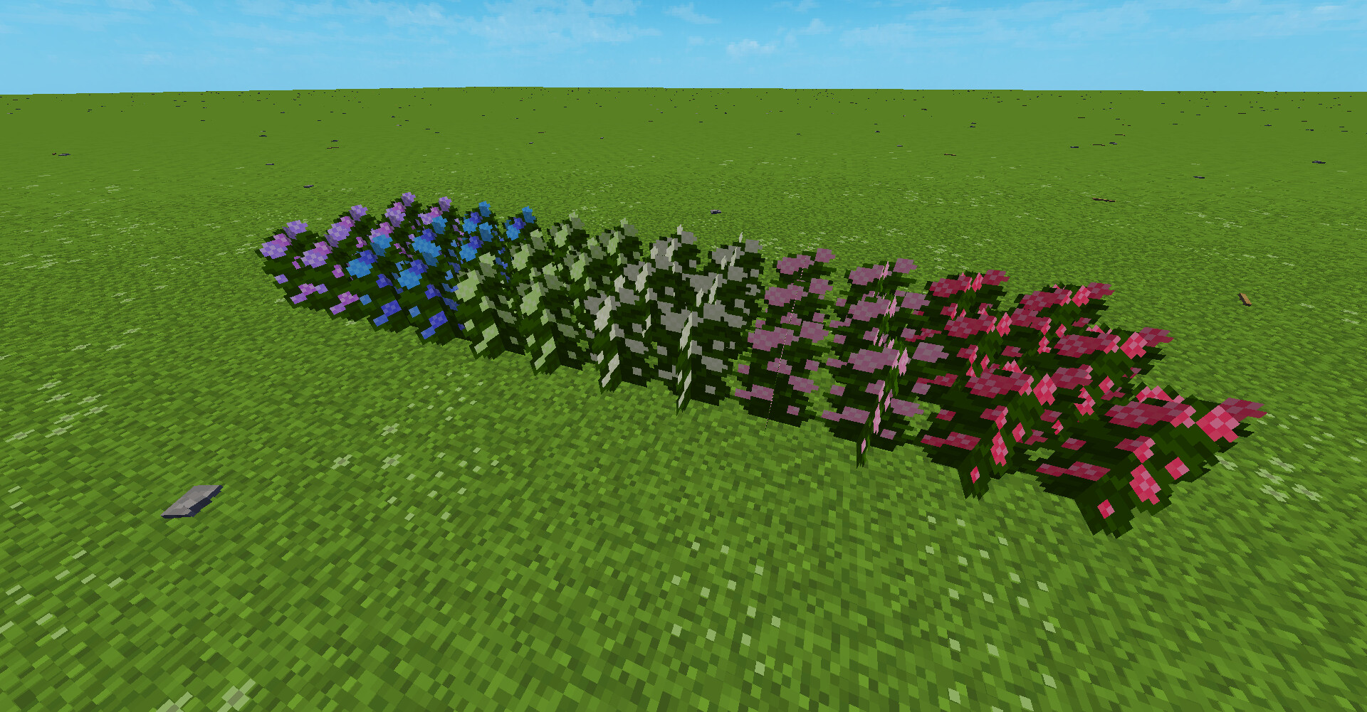 Peony to Hydrangea: Biome Edition Minecraft Texture Pack