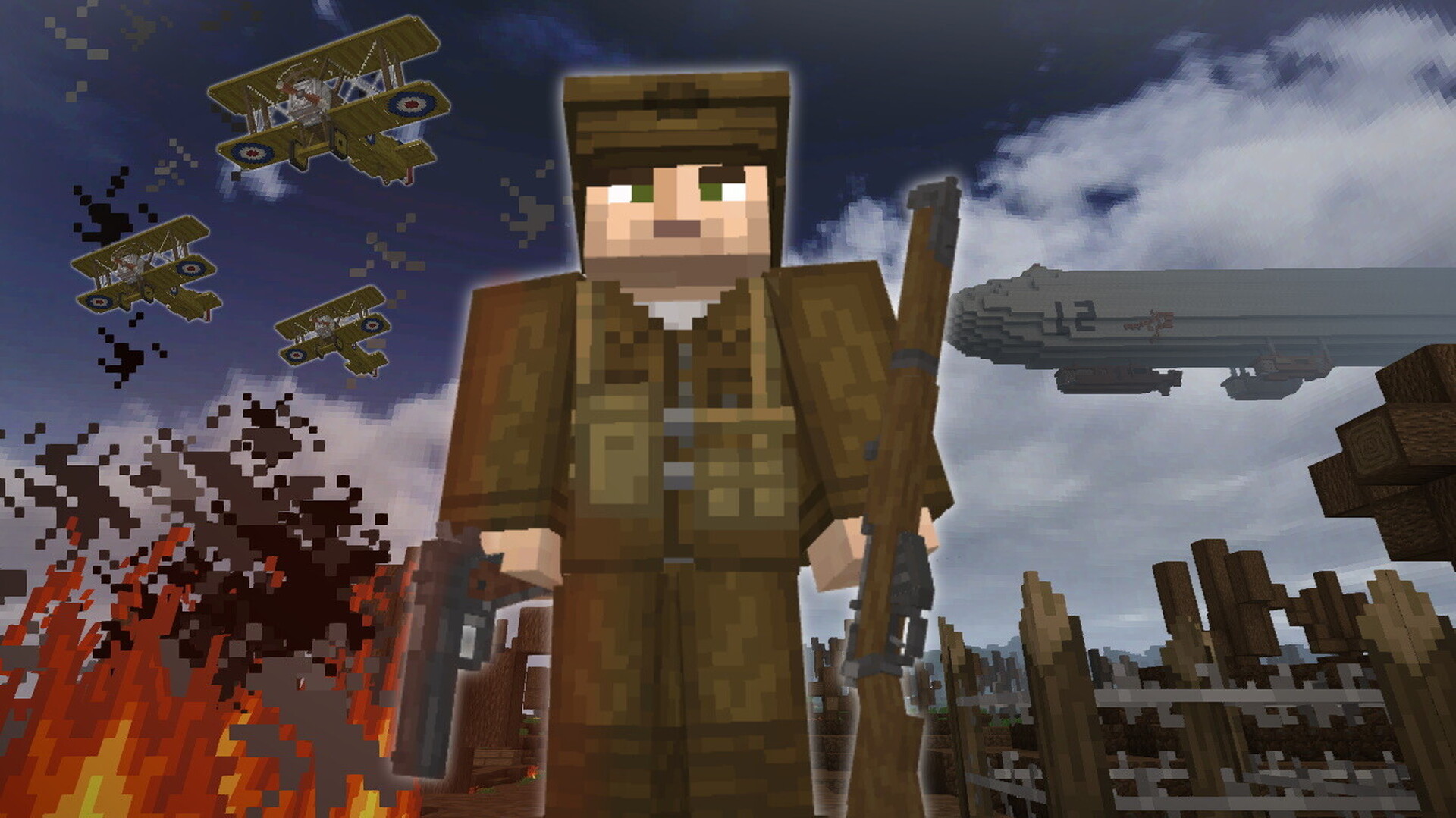 World War I Addon (1.18.1 to 1.16.5) | United States is here! Minecraft ...