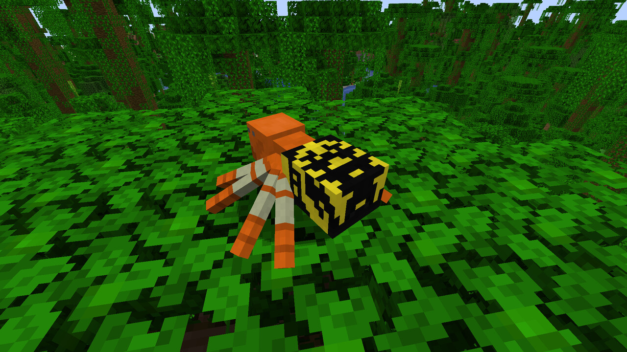 Natural Spiders Minecraft Texture Pack