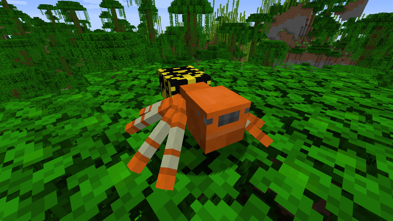 Natural Spiders Minecraft Texture Pack