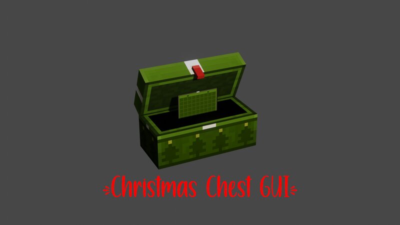 Colorful Christmas Chest GUI Minecraft Texture Pack