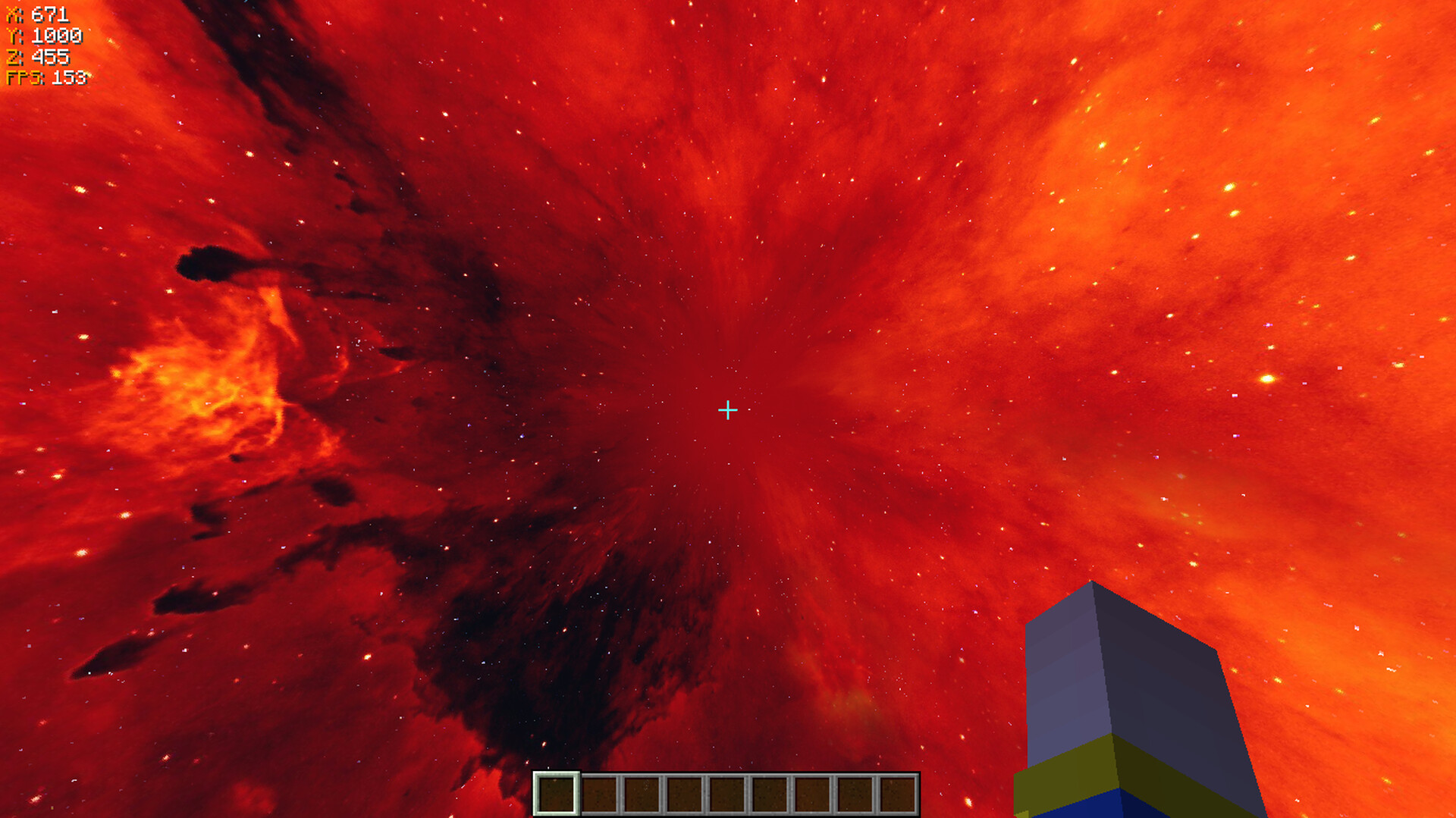 Orange Nebula Sky (Seamless, No mirroring) Minecraft Texture Pack