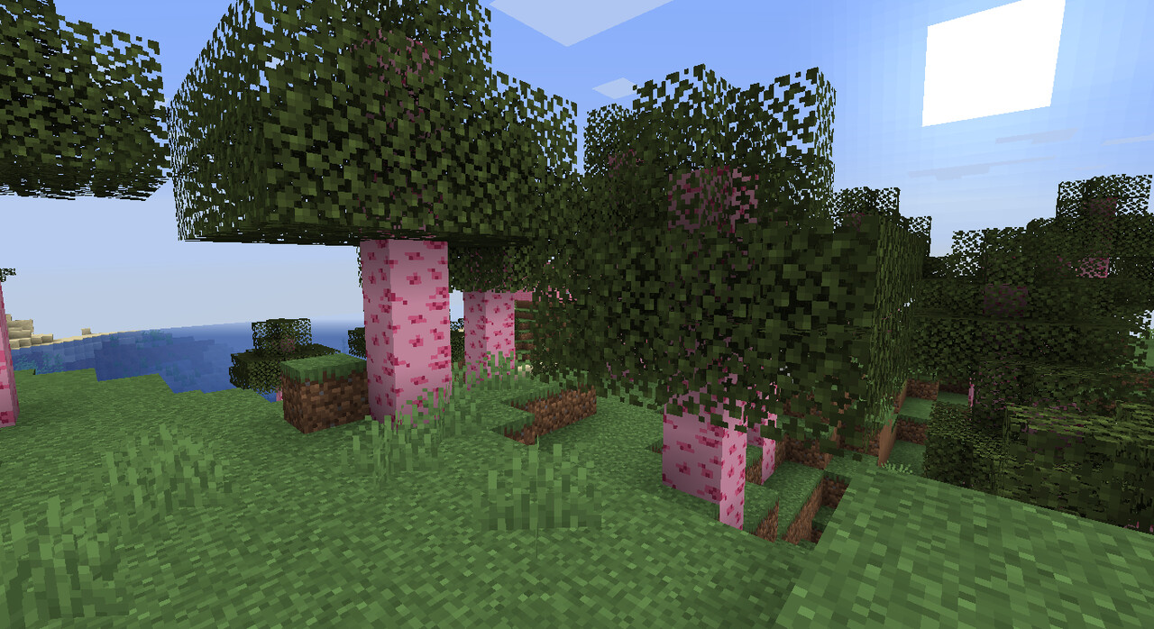 Pink Oak Blocks Minecraft Texture Pack