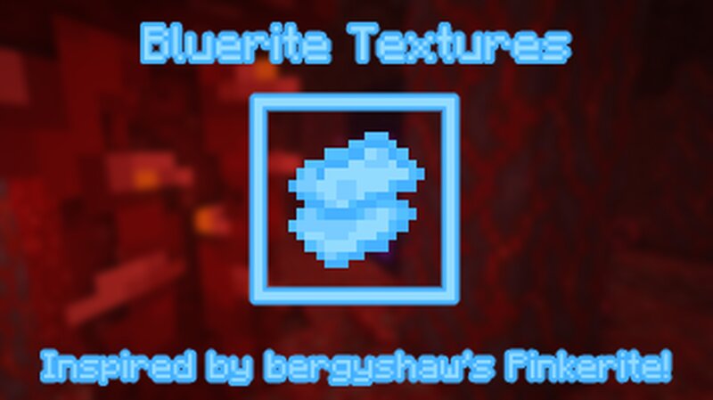 Bluerite (Netherite Remake) Minecraft Texture Pack