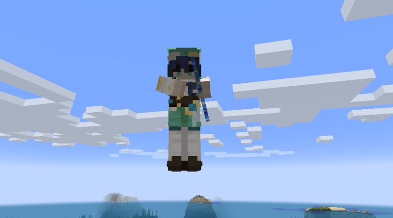 Staff of Homa + Elegy for the End (Trident and bow) [optifine ...