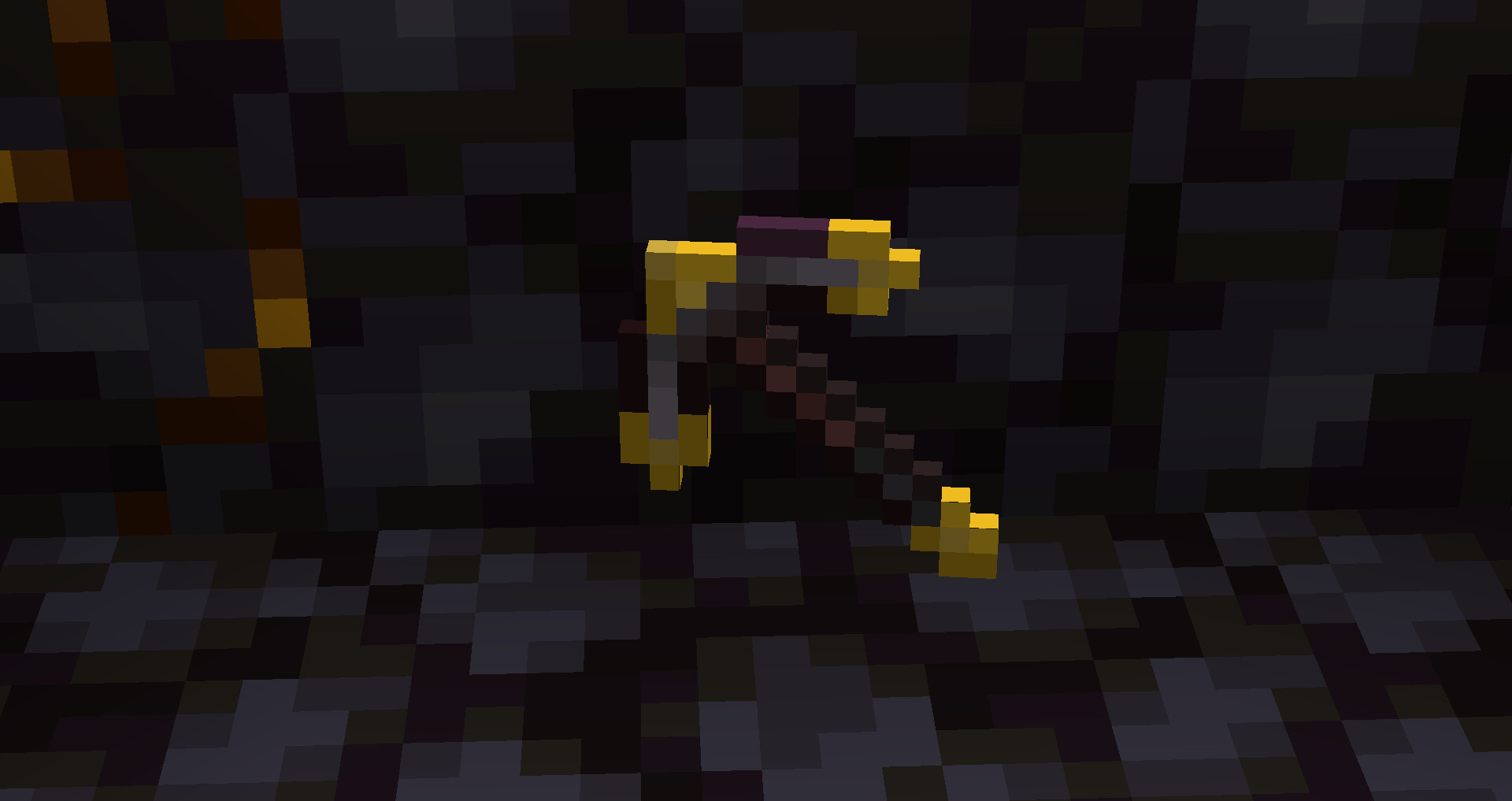 Gold + Netherite Minecraft Texture Pack