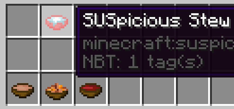 When the Stew is Suspicious!😳[Bowl] - Java Edition Minecraft Texture Pack