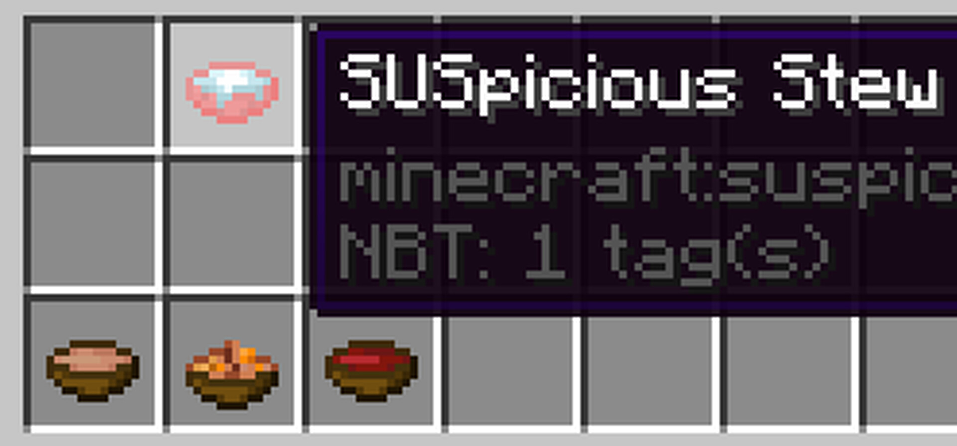 When the Stew is Suspicious!😳[Bowl] - Java Edition Minecraft Texture Pack