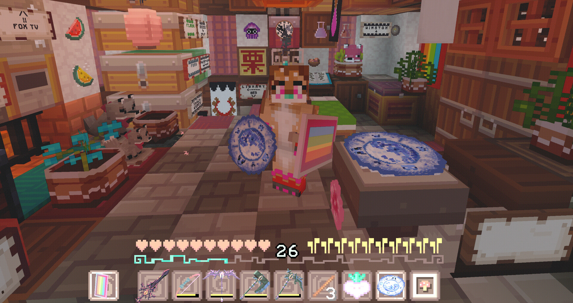 Blue Willow Ware Minecraft Texture Pack