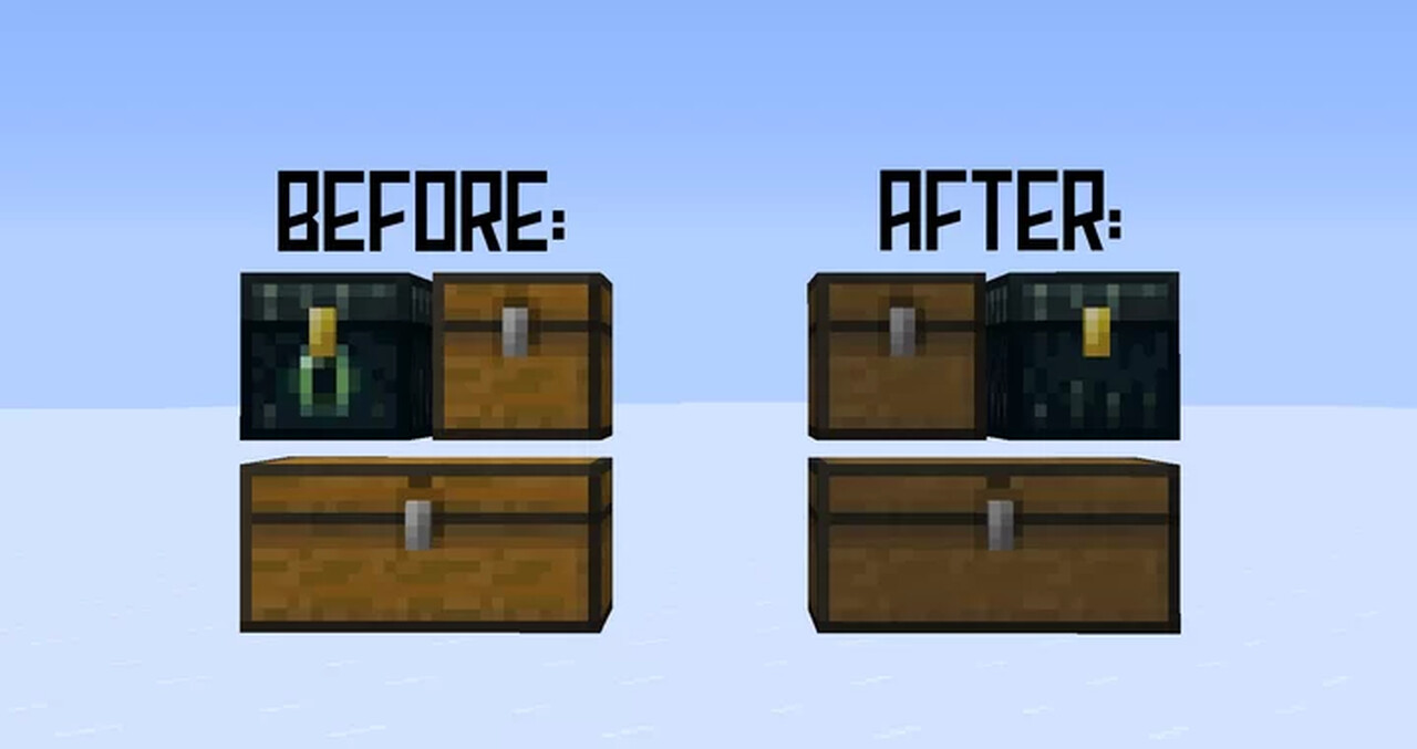 Chest Tweaks | Bedrock Edition Minecraft Texture Pack