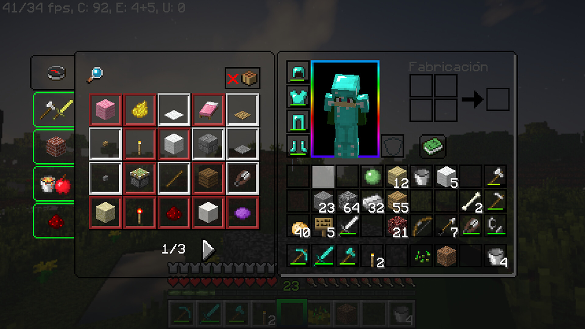 Transparent GUI & HUD By Kilo_Tensa566 Minecraft Texture Pack