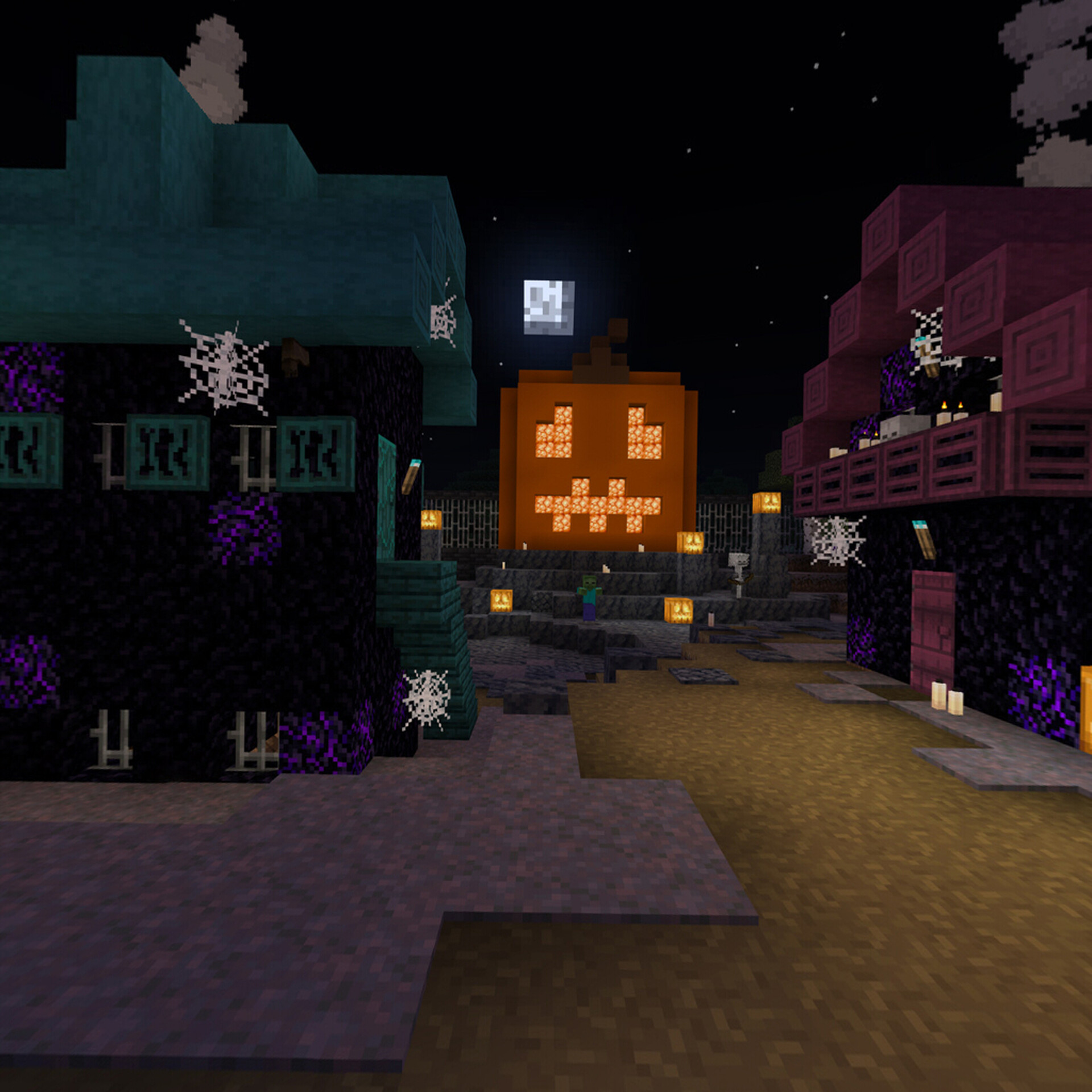Spooky Halloween Panorama | Bedrock Edition Beta Minecraft Texture Pack