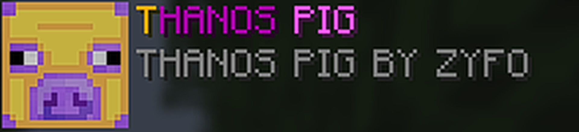 THANOS PIG Minecraft Texture Pack