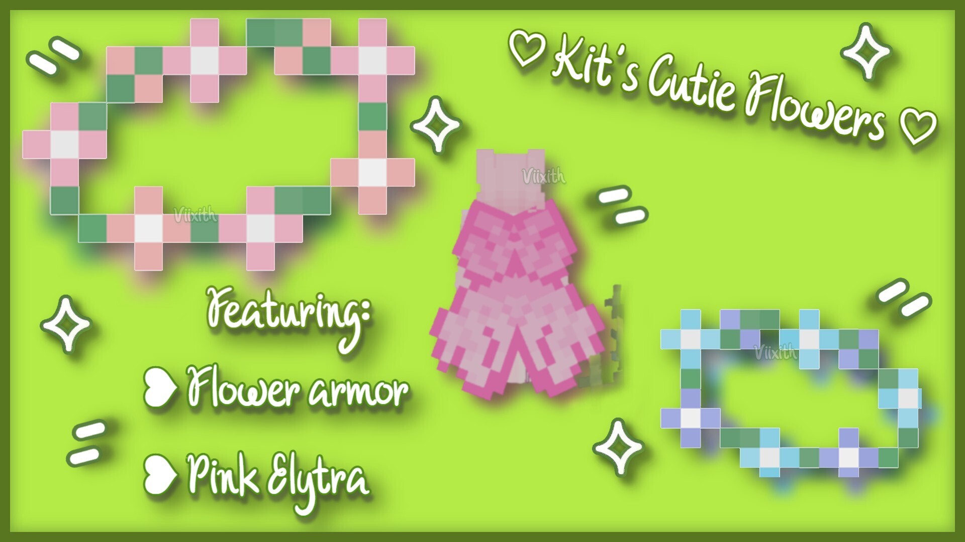 Kit's Cutie Flower Armor! Minecraft Texture Pack
