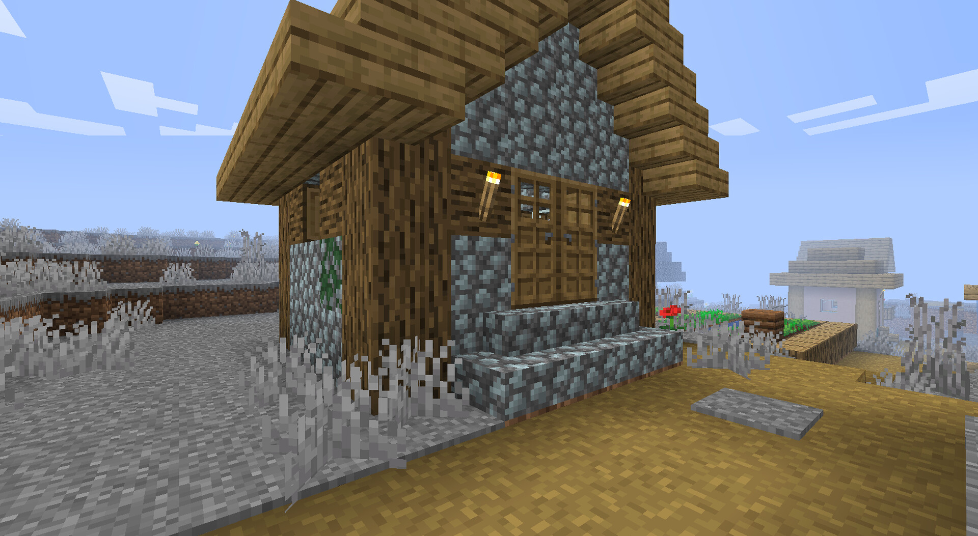 frosty cobblestone Minecraft Texture Pack