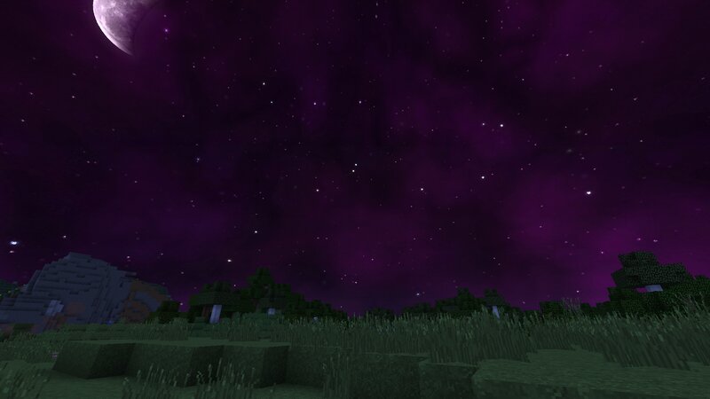 BlayzRoc's Night Sky - Purple Nebula [1024x] Minecraft Texture Pack