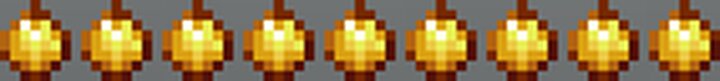 Golden Apple Hunger Bar Minecraft Texture Pack