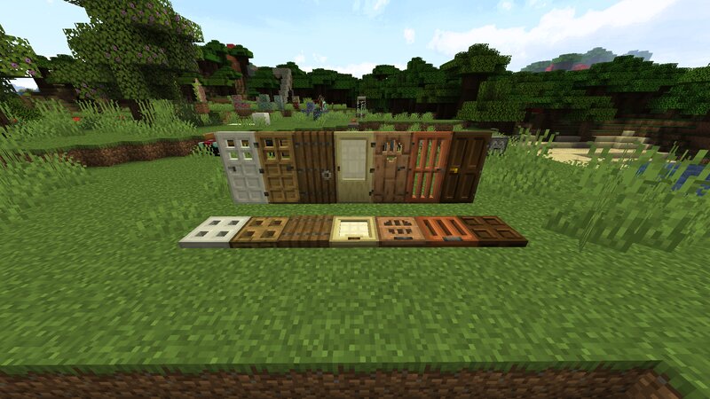 3D Doors and Trapdoors Minecraft Texture Pack