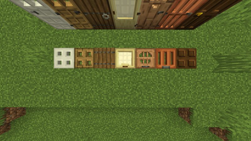 3D Doors and Trapdoors Minecraft Texture Pack